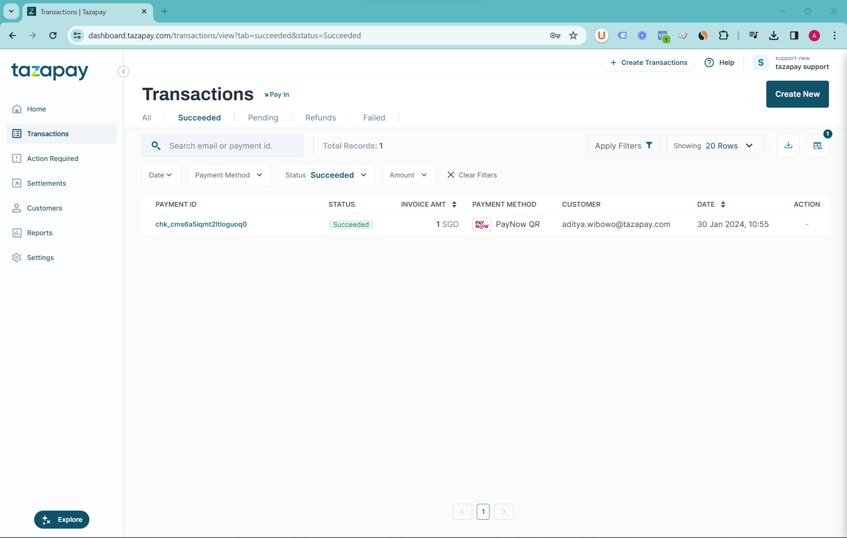 How do I request a refund from my dashboard?