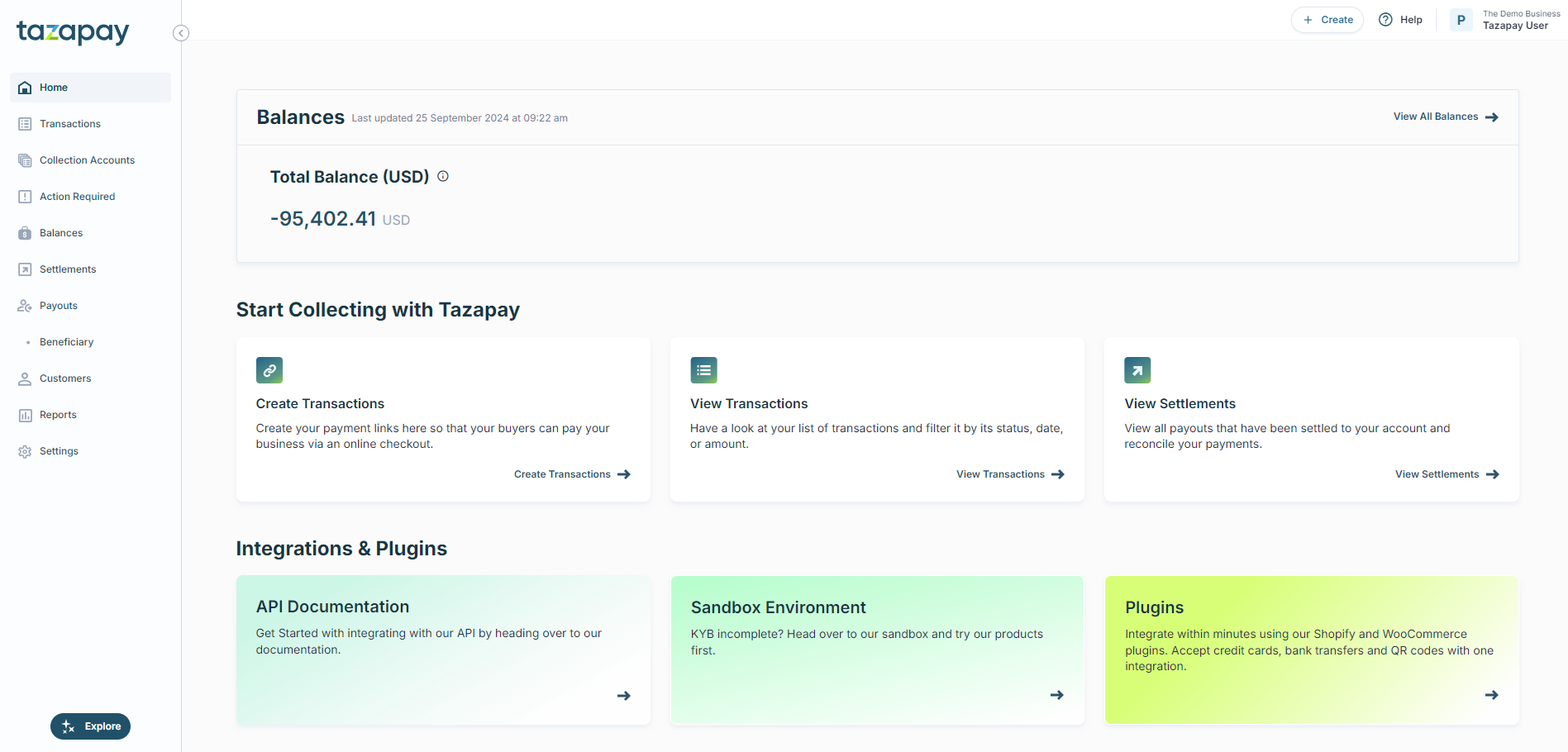 How to Navigate Between Different Accounts on Your Tazapay Dashboard